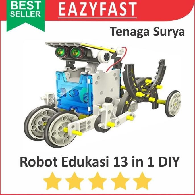 Jual Robot Mobil Edukasi 13 Transforming Rakit DIY Rakitan Lego Solar ...