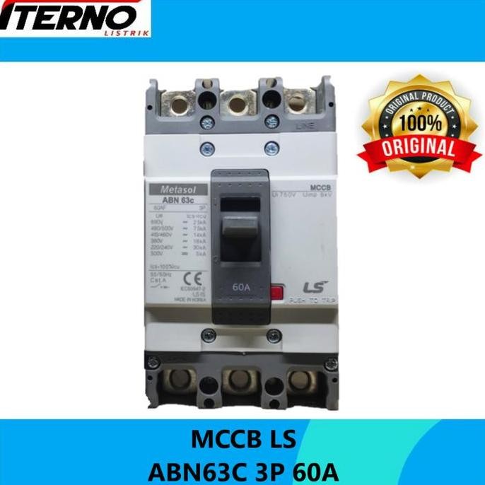 Jual Promo MCCB ABN63C 3P 60A LS Metasol ABN 63C COD | Shopee Indonesia