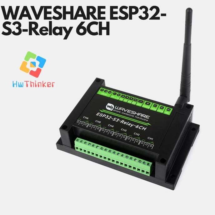 Jual Promo Waveshare Industrial Control 6Ch 6 Ch 6-Channel ESP32-S3 ...