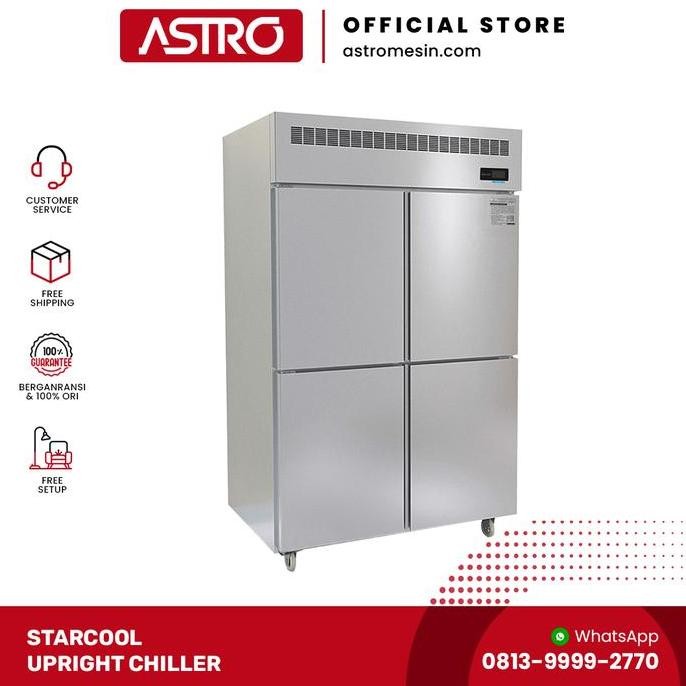 Jual Upright Chiller STARCOOL BGS-1000C - Reach-In Chiller 4 Pintu 1000 ...