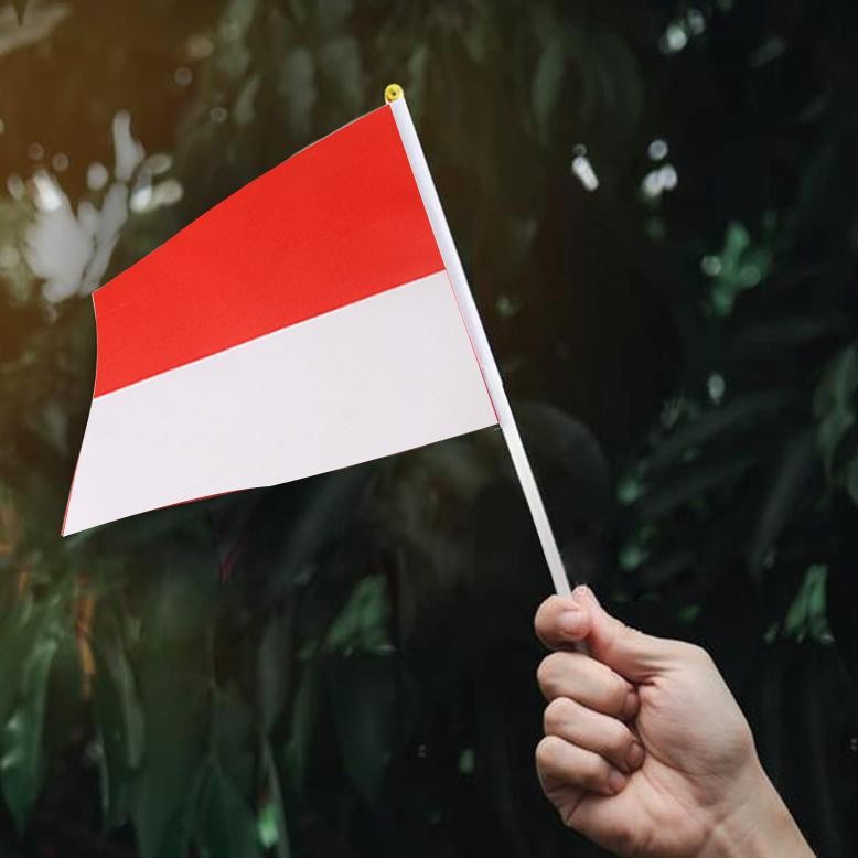 Jual Gq-68 20Pcs Bendera Kain Indonesia Merah Putih Kecil 14Cm*21Cm ...