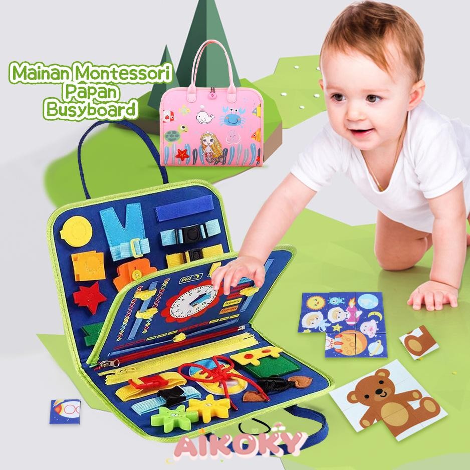 Jual Aikoky Papan Mainan Edukasi Anak Untuk Perkembangan Sensk Anak ...