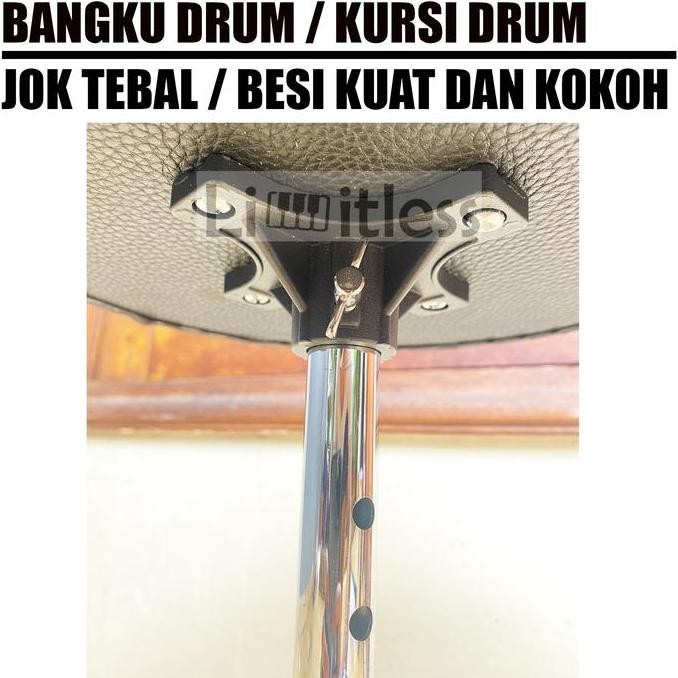 Jual Bangku Drum / Kursi Drum Throne Bulet Jok Tebal Besi Kuat Dan ...