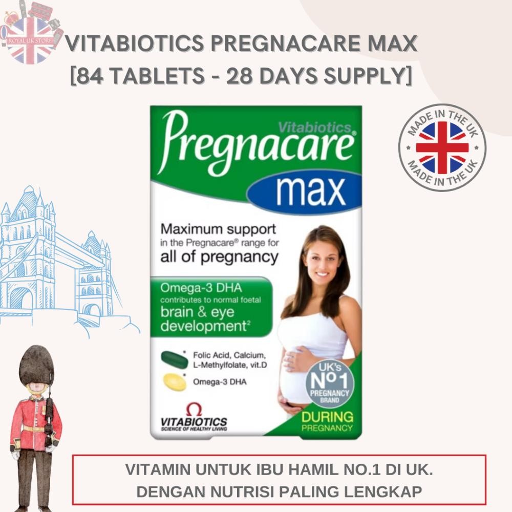 Jual Pregnacare Max By Wellwoman Vitabiotics Made In Uk | Shopee Indonesia