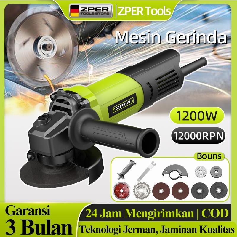 Jual ZPER Mesin Gerinda Angle Grinder Mesin Gerinda Tangan Listrik ...