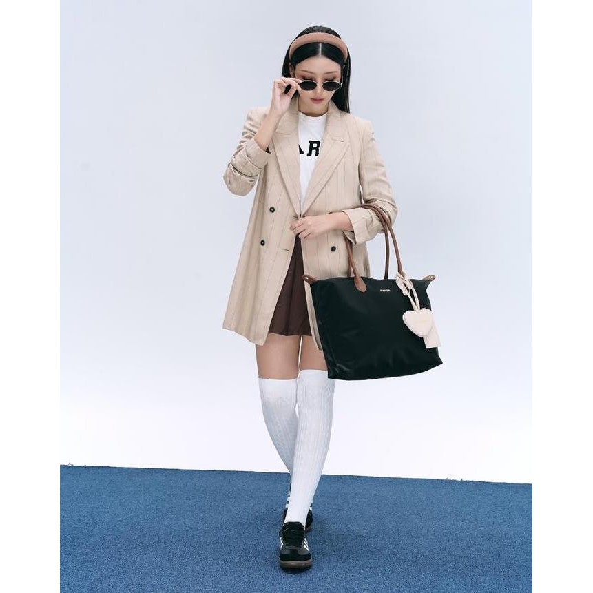 Jual Merche Tas Bahu Wanita Alice Large Brown Label | Shopee Indonesia