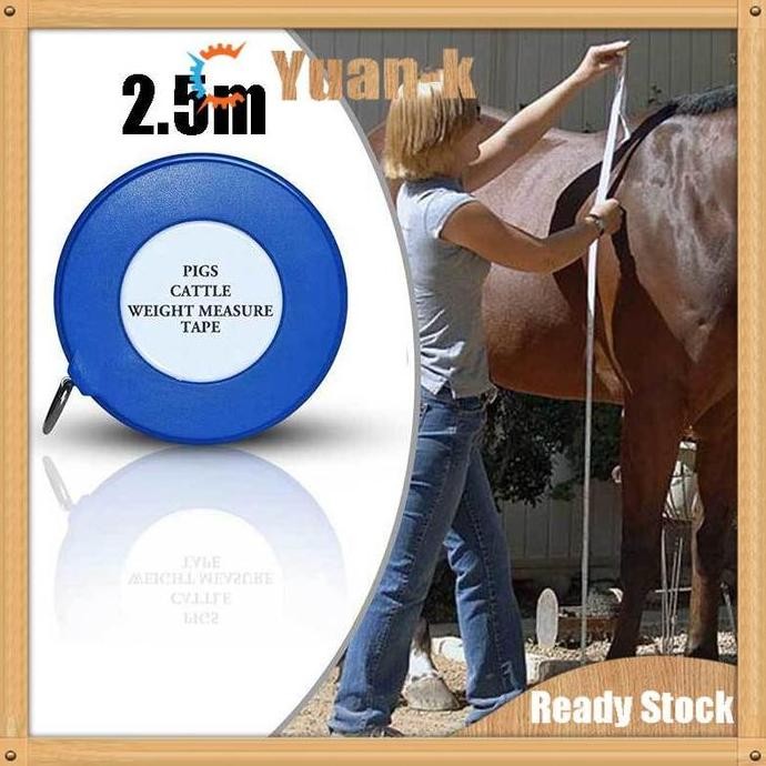 Jual 250 cm 1 Ton Meteran Sapi Mengukur Lingkar Dada & Bobot Berat ...