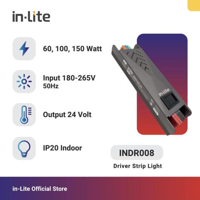 Jual INLITE Power Supply Driver Trafo led strip 12V 5A 60W 10A 120W 16A ...