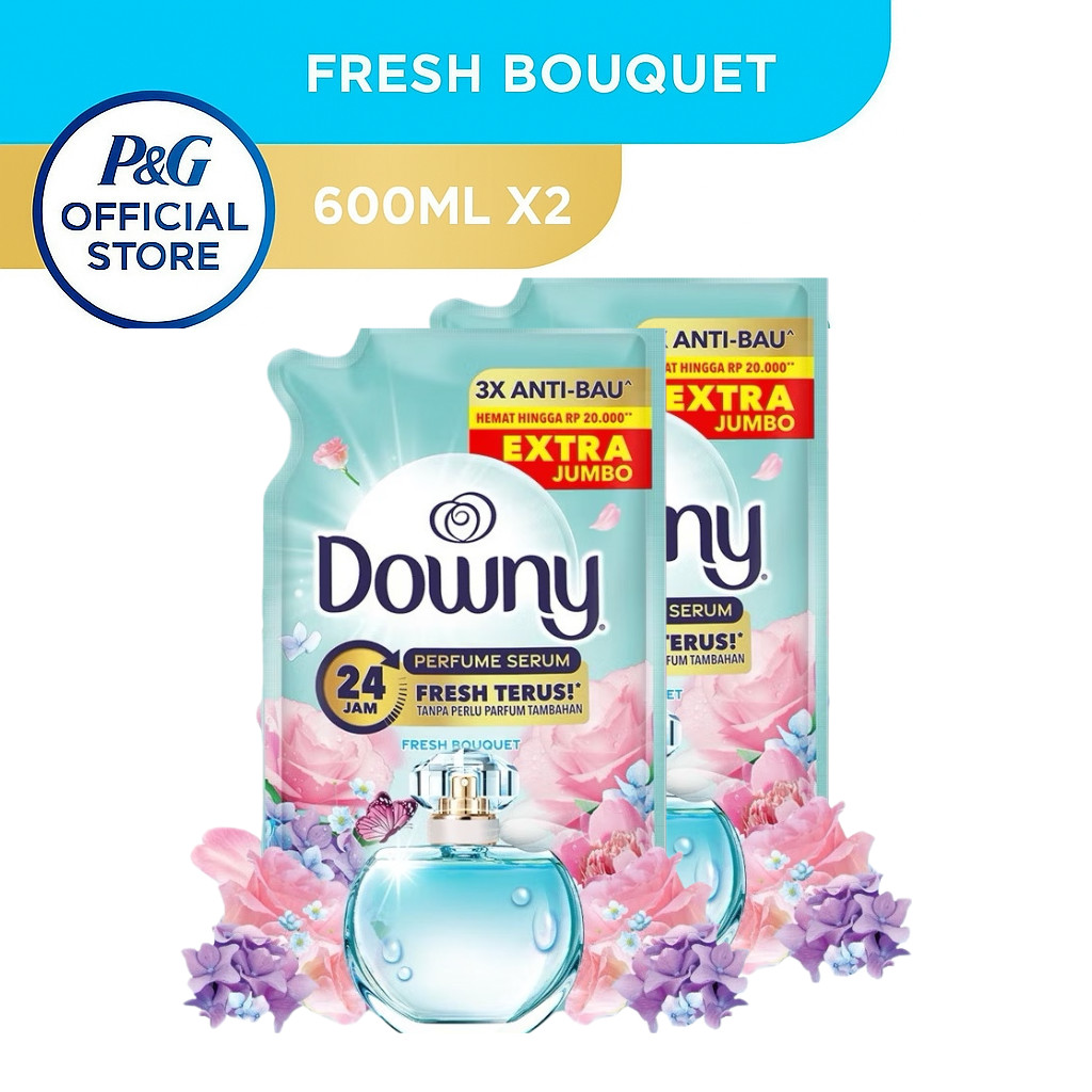 Jual Downy Pelembut dan Pewangi Pakaian Kenzo Fresh Bouquet 600ml Paket ...