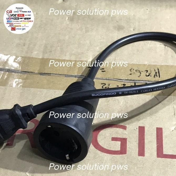 Jual Kabel Extension C14 To Cee7/7 Shuko. Cable Converter Colokan Ups ...