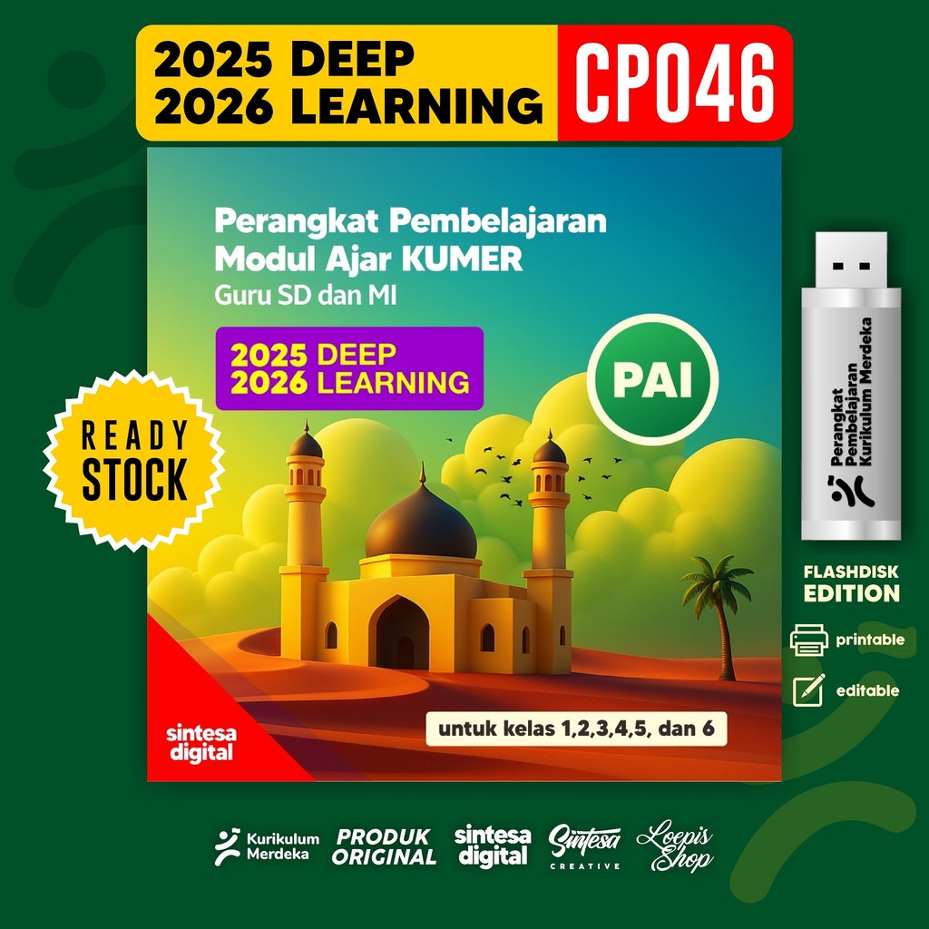 Jual FD RPP MODUL AJAR KURIKULUM MERDEKA DEEP LEARNING PAI SD KELAS 123456 REVISI TERBARU CP 046 ...