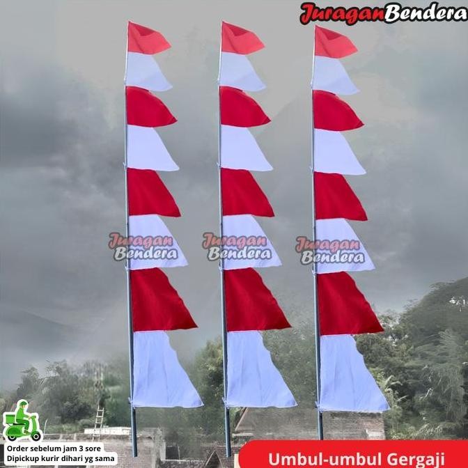Jual monggo] Umbul-umbul Gergaji Merah Putih | Shopee Indonesia