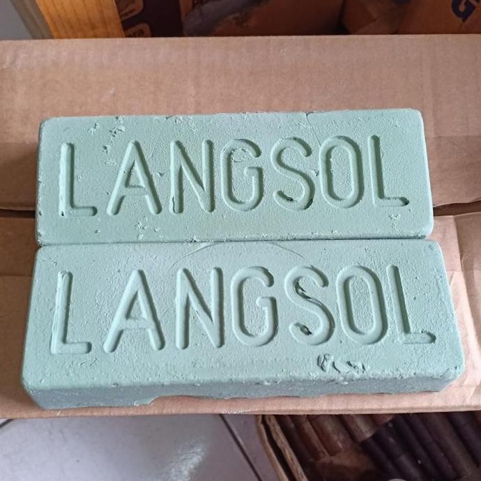 Jual BEBAS ONGKIR - Langsol Batu Ijo Untuk Poles Stainless Langsol ...