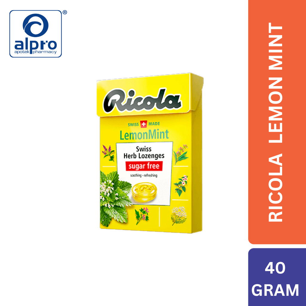 Jual Ricola Lemon Mint 40G Sf | Shopee Indonesia
