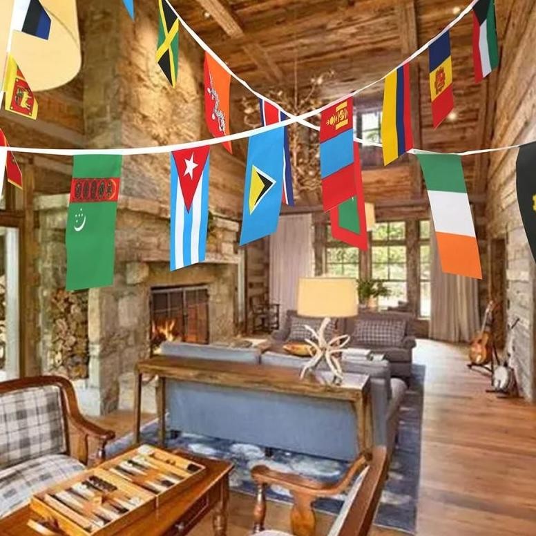 Jual 15/30m Bendera Semua Negara Kecil Bendera Negara Dunia Bendera ...