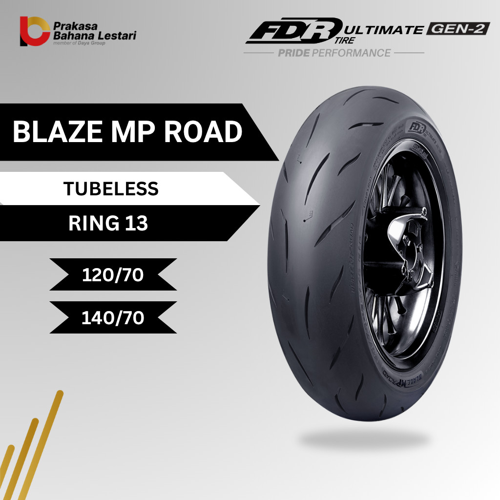 Jual FDR TL BLAZE MP ROAD Ring 13 Ban Motor Tubeless | Shopee Indonesia