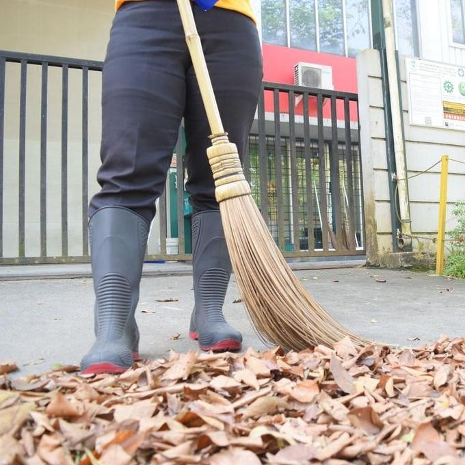 Jual Clean Matic - Round Garden Broom (Sapu Taman) | Shopee Indonesia