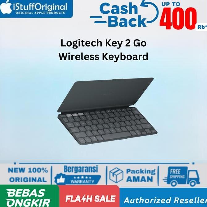 Jual Murah Logitech Keys-To-Go 2 Wireless Keyboard Bluetooth Portable ...