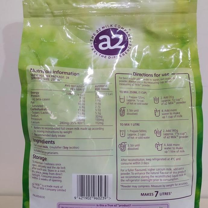 Jual Sale A2 Full Cream Milk Powder 1 Kg ( Susu Bubuk ) | Shopee Indonesia