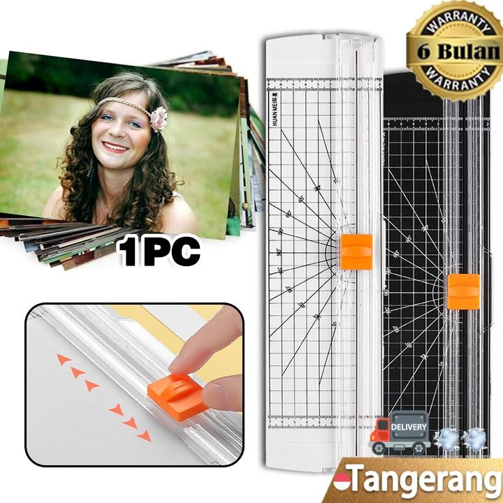 Jual Alat Potong Kertas A4 Plastic R Cutter A4 Pemotong Sliding ...
