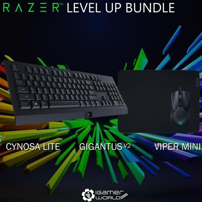 Jual Razer Level Up Bundle Viper Mini / Gigantus V2 / Cynosa Lite Co ...