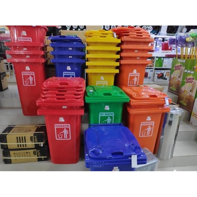 Jual Promo Hanata - Tong Tempat Sampah Dustbin Roda Gerobak Hnt 4002 ...