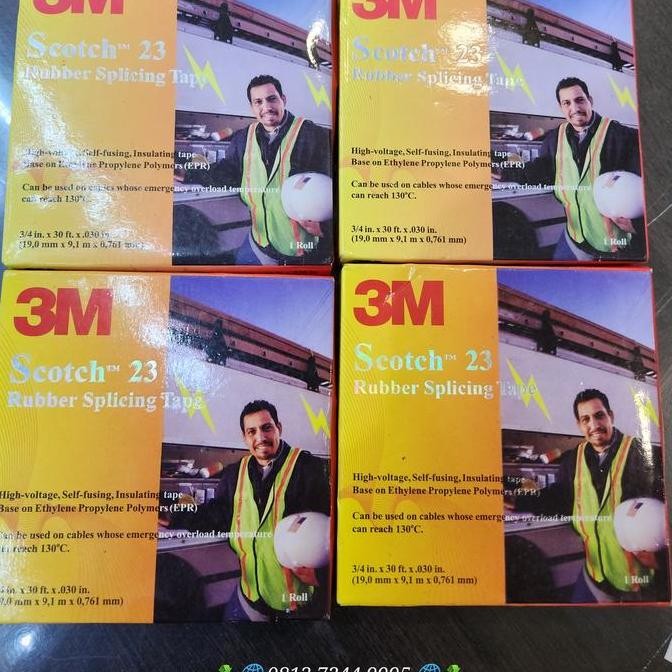 Jual Bst Ready Isolasi 3M Rubber Scotch 23 / Isolasi Listrik Original ...
