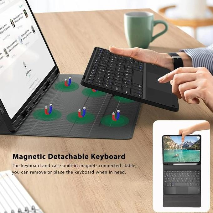 Jual TRIPLEDI Case Keyboard For iPad Air 13 Inch M2 M3 2024 2025 TD0801 ...