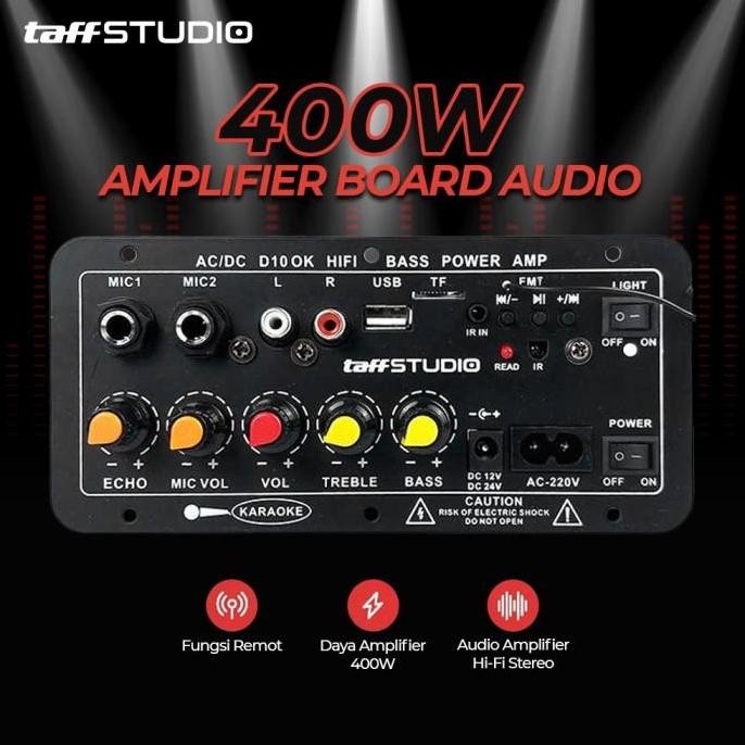 Jual Modul Amplifier Kit Box Ampli Subwoofer Board Audio Bluetooth ...