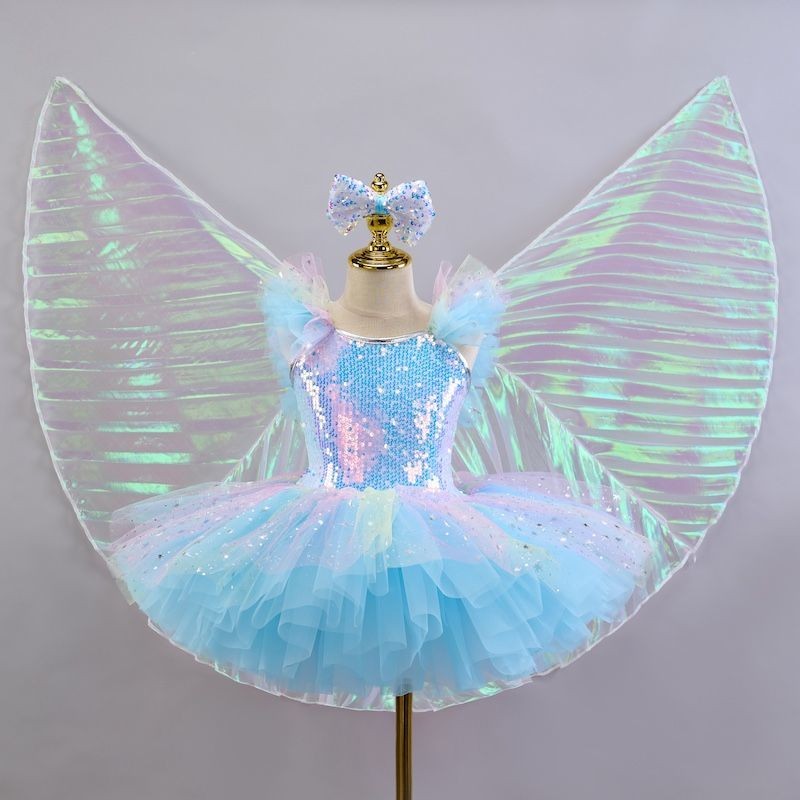 Jual Kostum Pertunjukan Hari Anak Perempuan Balet Gaun Putri Tulle ...