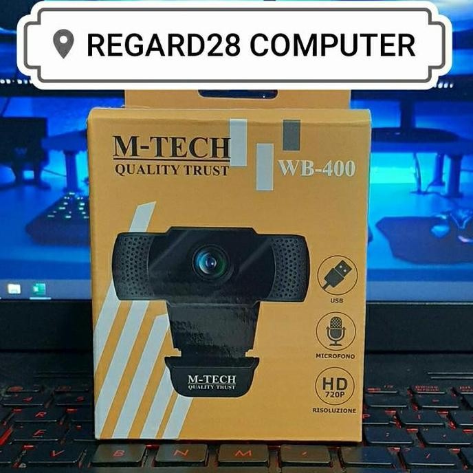 Jual webcam M tech | Mtech | M-Tech |wb400 HD 720p | Shopee Indonesia