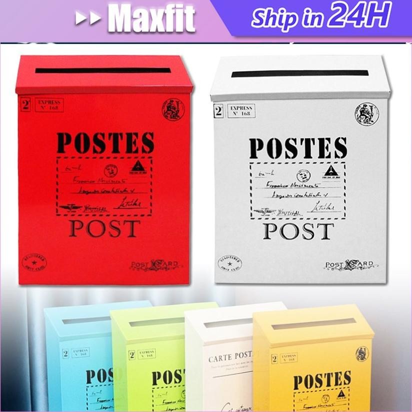 Jual Kotak Surat Pos Mail Box Bahan Besi Plat Kotak Surat Dinding ...