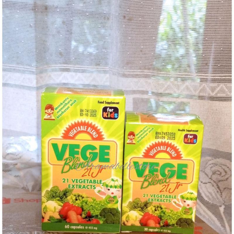 Jual Vegeblend 21Jr Junior 30/60 Kapsul Suplemen Sayuran Anak Exp:Feb ...
