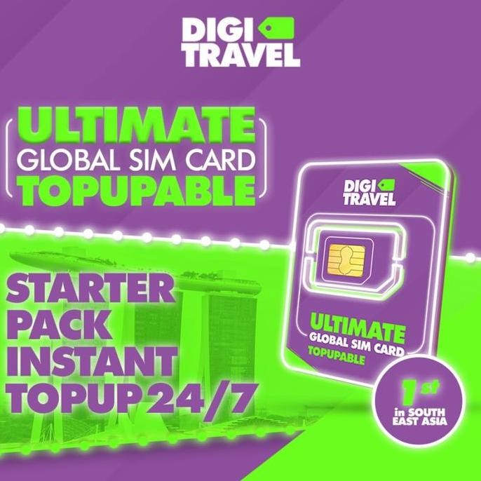 Jual Digi Travel Sim Card Singapore Malaysia Thailand Unlimited ...