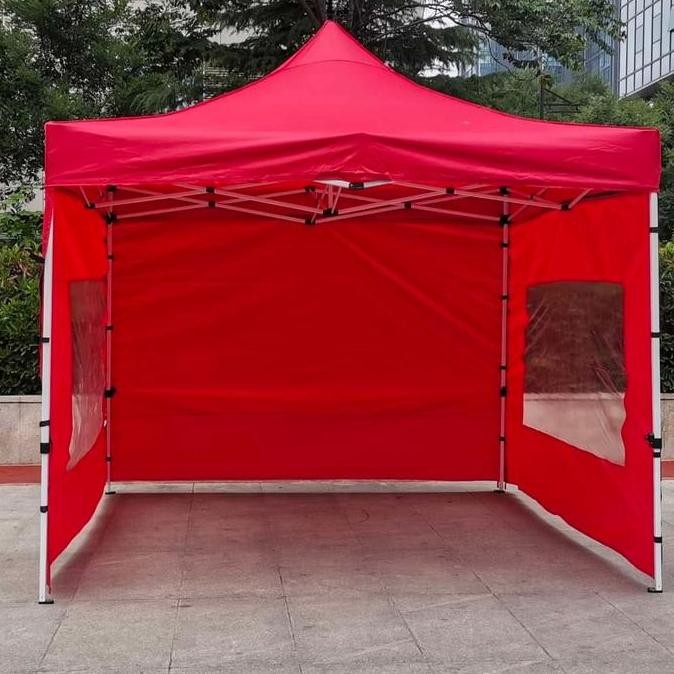 Jual tenda bazar 3x3 premium pkek dinding 3 sisi | Shopee Indonesia