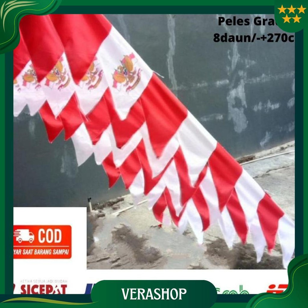 Jual Umbul Umbul Bendera Merah Putih Warna Warni Garuda Best Seller | Shopee Indonesia
