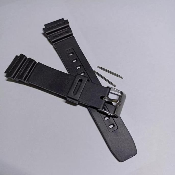 Jual baru STRAP TALI JAM CASIO WR-100M WR100-M WR100M LUG 18MM WARNA ...