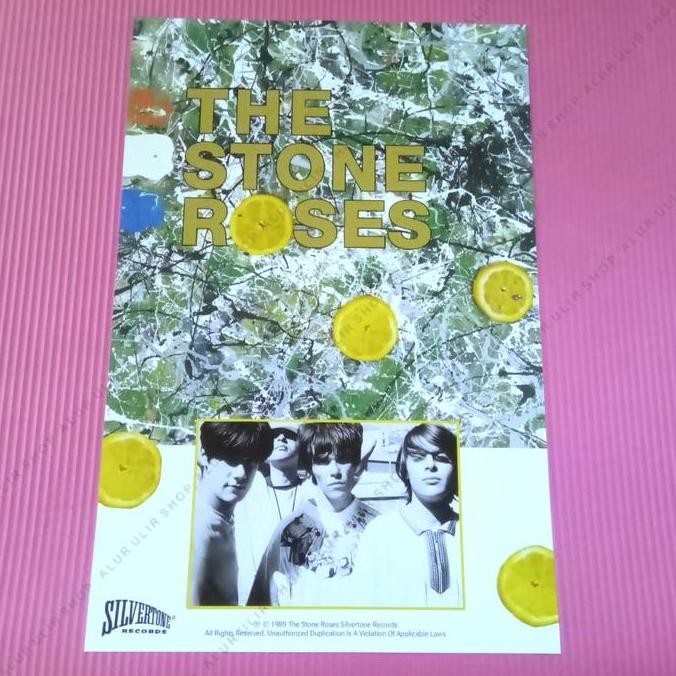 Jual restock !!! The Stone Roses - S/T POSTER Ukuran 31x47 cm | Shopee ...