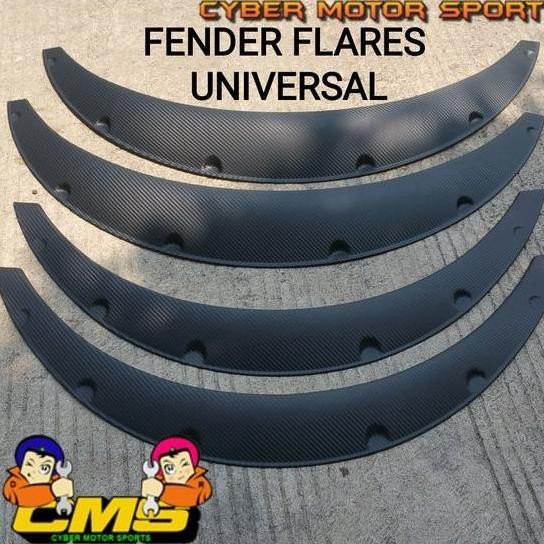 Jual Lips fender motif carbon universal. lips spakbor mobil. list ...