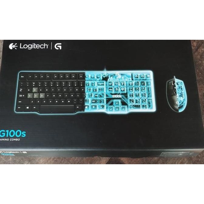 Jual NEW LOGITECH G100S Keyboard Mouse Gaming Combo G100-S ORIGINAL ...