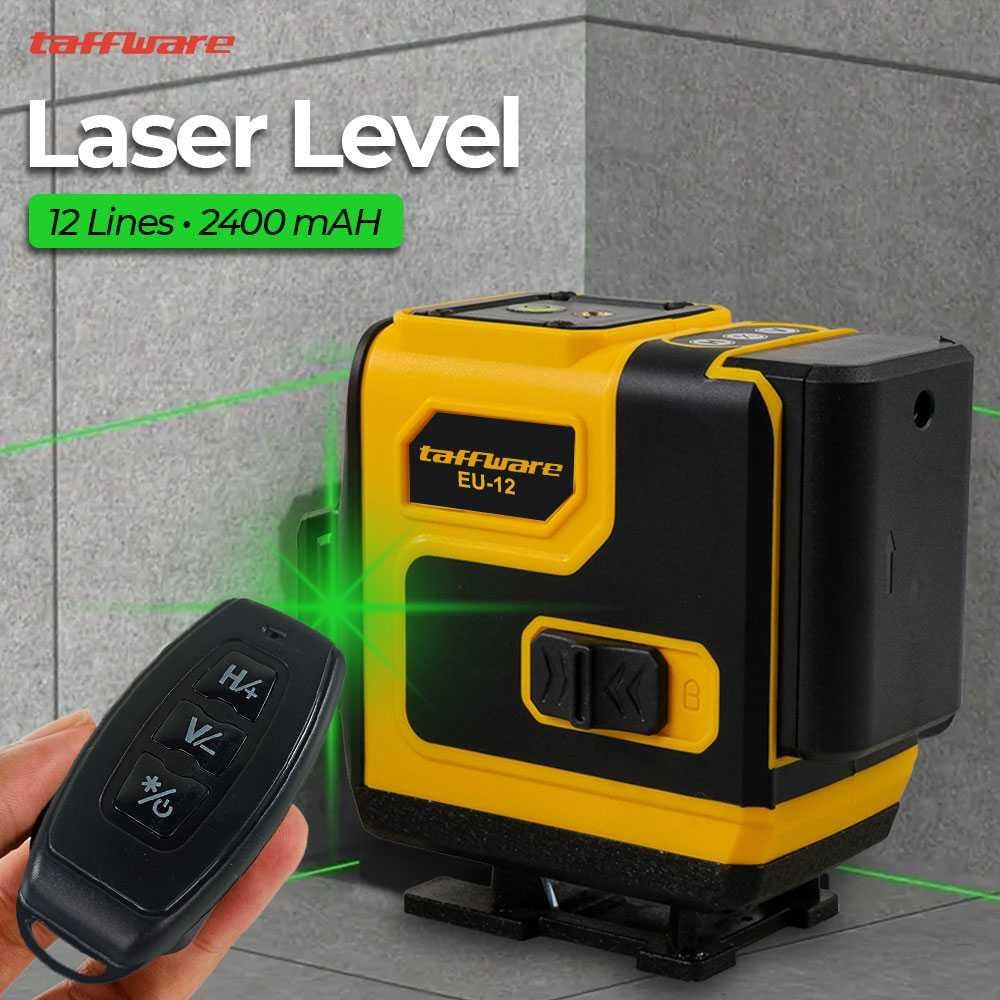 Jual Taffware Laser Level Green Beam 12 Lines - Proyeksikan ...