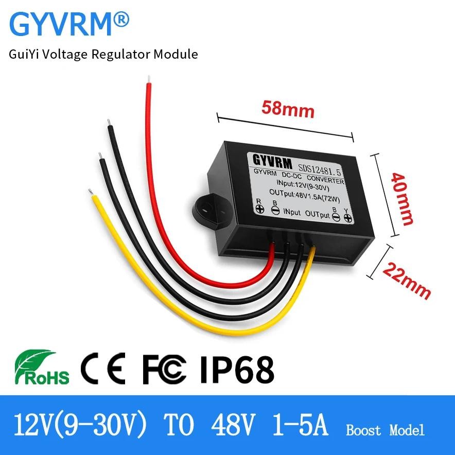 Jual GYVRM DC DC 12V to 48V Step Up Converter 24V DC to 48V DC Voltage ...