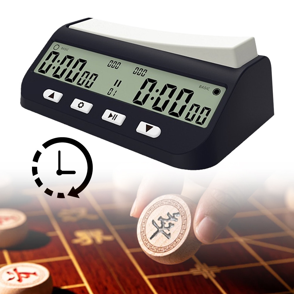 Jual Chess Clock Professional Advanced Chess Digital Timer Multipurpose Portable Game Timer with ...