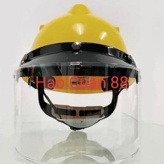 Jual New HELM APD SAFETY FACE SHIELD MEDIS WARNA KUNING BLUE EAGLE ...