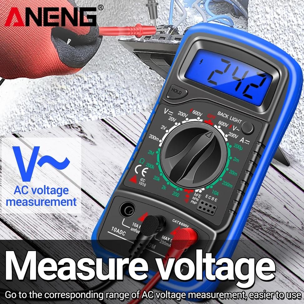 Jual Aneng Xl830L Digital Multimeter Esr Meter Testers Dmm Transistor ...