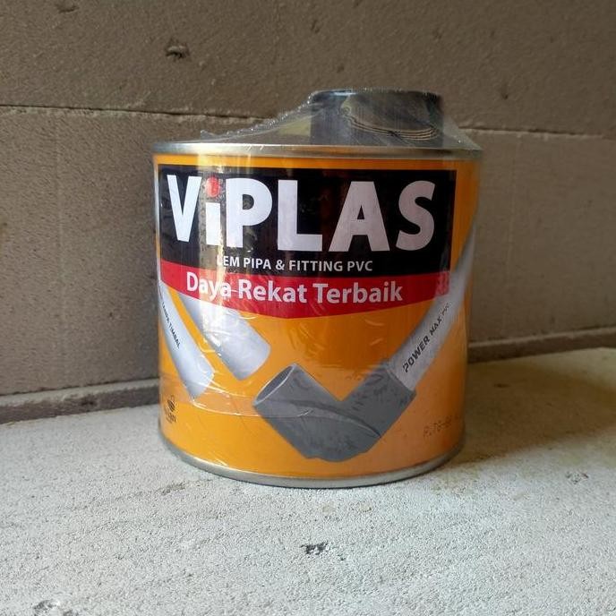 Jual Lem Pipa PVC ViPLAS Kaleng 360gr - Lem Paralon Super Rekat ...
