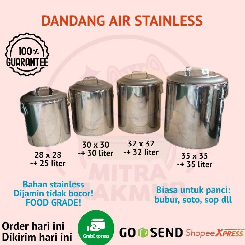 Jual Dandang Masak Air Oblong 28 30 32 35 40 Cm Panci Masak Air Panci ...