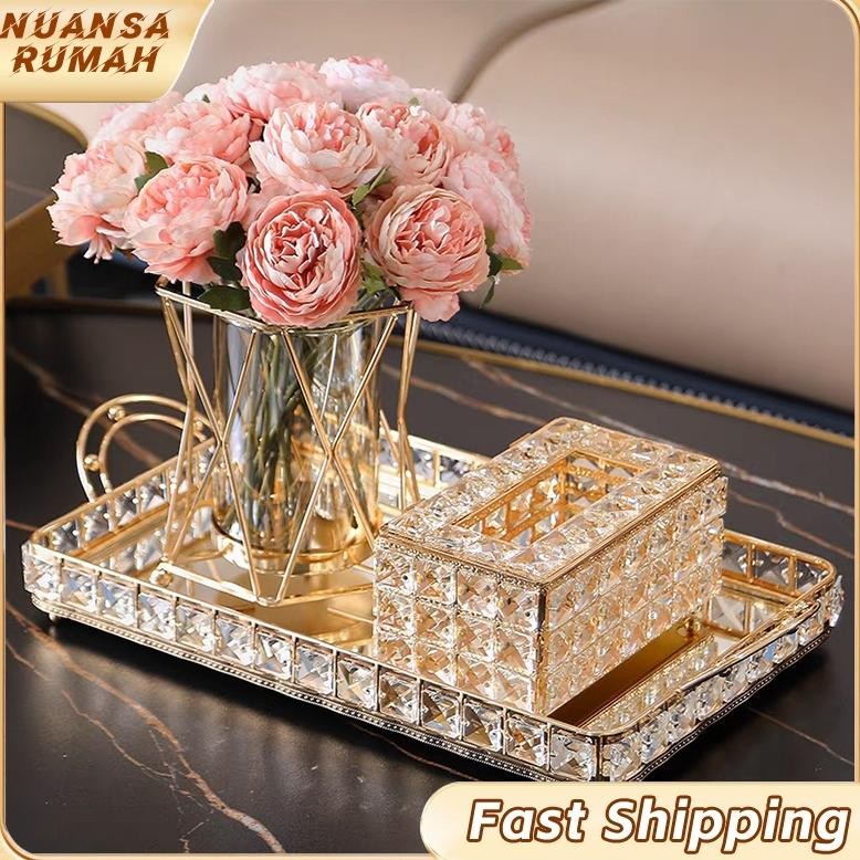 Jual Vas Kaca Aesthetic Vas Gold Vas Bunga Kaca Hidroponik Kreatif ...