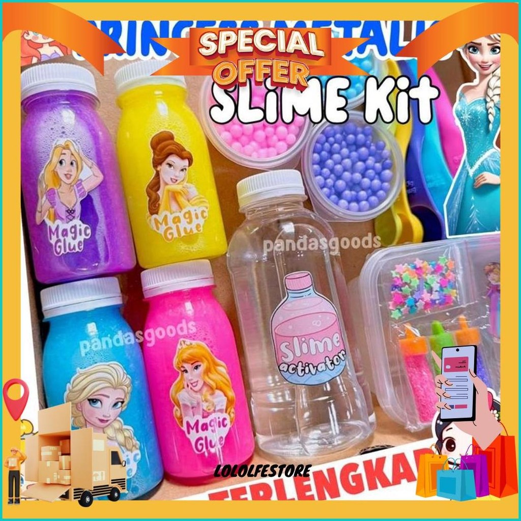 Jual Princess Metalic Slime Kit Super Lengkap Original Termurah ...