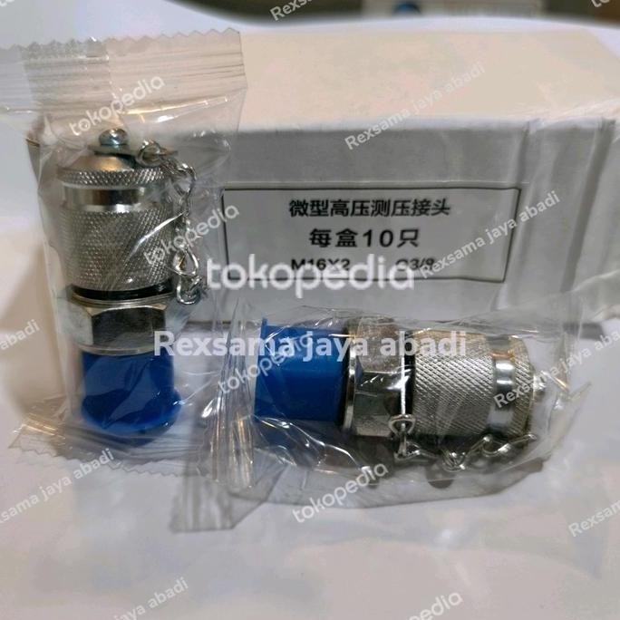 Jual new !!! M16 X 3/8 BSP ORING ADAPTER NEPPLE TEST POINT | Shopee ...